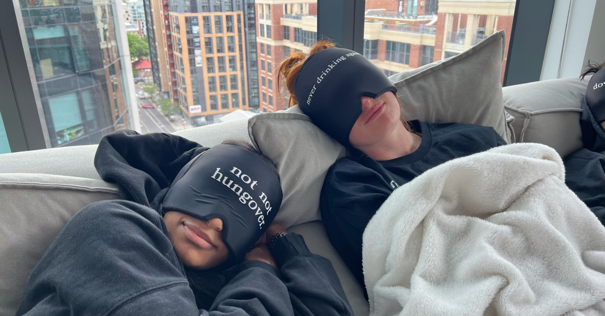 Hangover Hat - Migraine & Headache Relief Hat – huggs